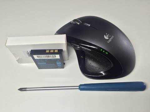 Logitech MX Revolution Akku Tausch - replace Battery