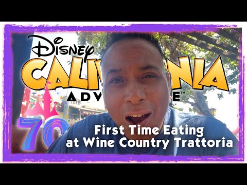 🍝 “Wine Country Trattoria Dine‑In at DCA: Pasta, Dessert & More!” Disney California Adventure