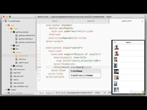 Learn Introducing Ionic 2 Creating a List | packtpub com - Mind Luster