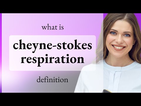 Cheyne-stokes respiration — definition of CHEYNE-STOKES RESPIRATION