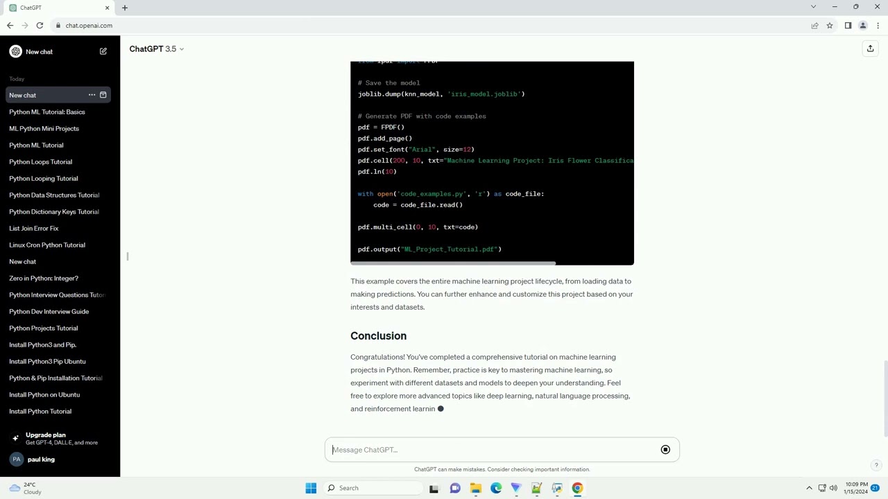 machine learning projects in python with source code pdf