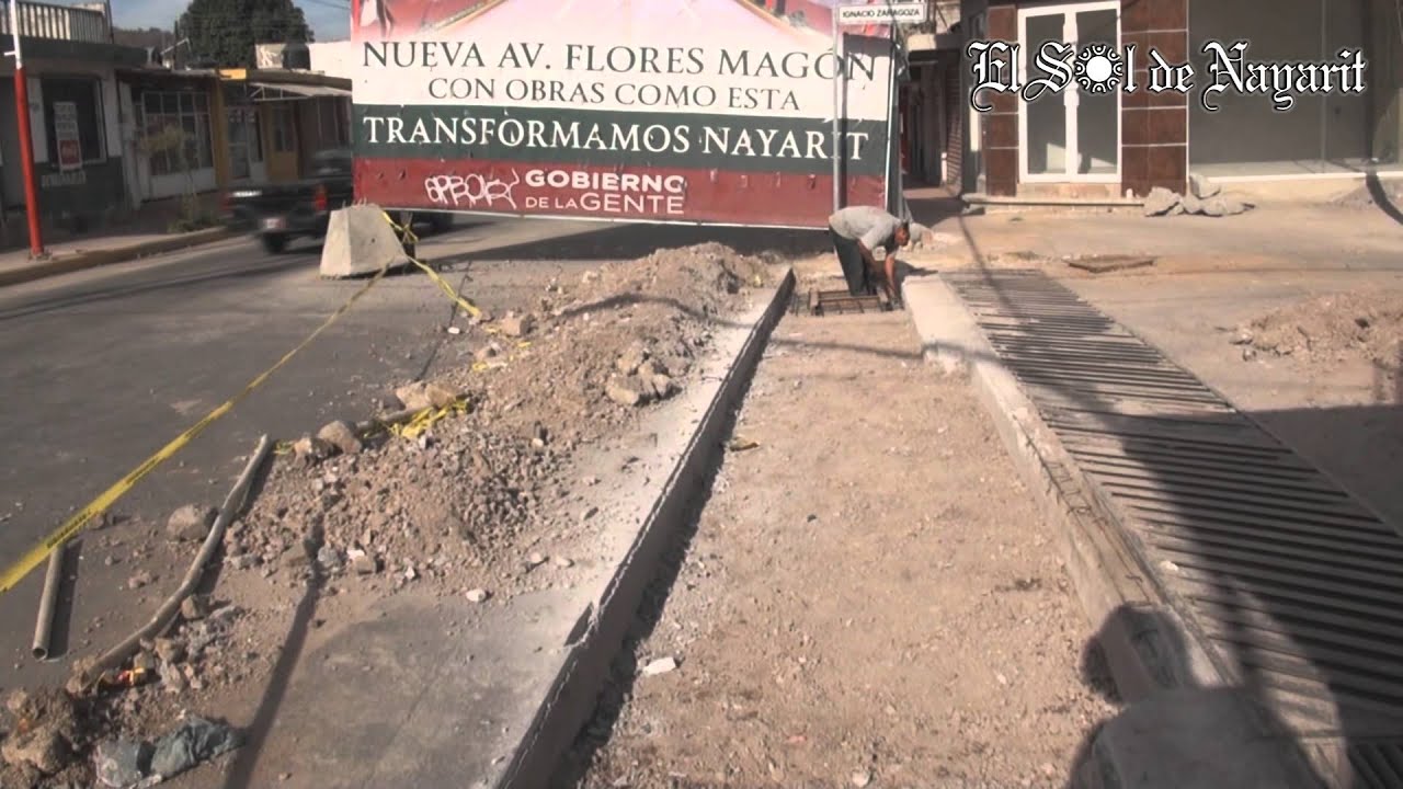 Docenas de calles cerradas por obras sin concluir en Tepic