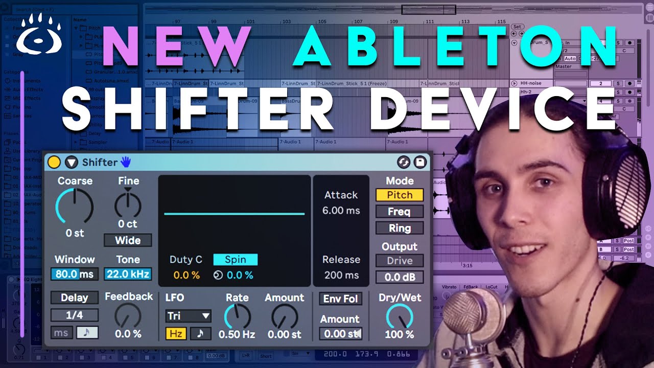 Ableton Audio Effect - Shifter Device Tutorial