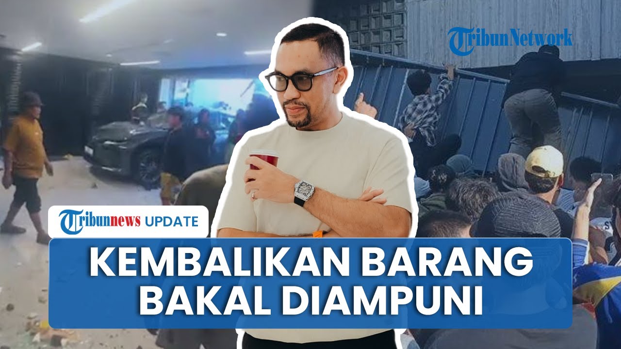 Ahmad Sahroni Tak akan Penjarakan Warga yang Kembalikan Barang Jarahan ...