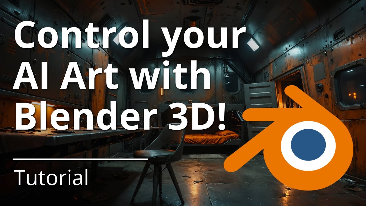 Control Your AI Art with Blender - Blender & Stable Diffusion ControlNet Tutorial 2024