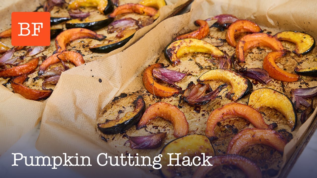 How To Cut Your Pumpkin - Easy Hack | Building Feasts