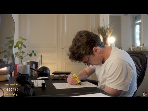 1-HOUR | Study With Me | Deep work, No music, No break