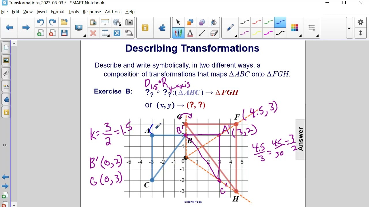 Geometry Transformations Describing Similarity Transformation