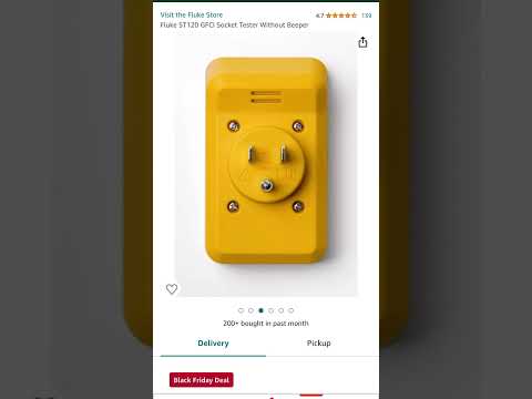 25 % off Fluke ST120 GFCI Socket Tester Without Beeper