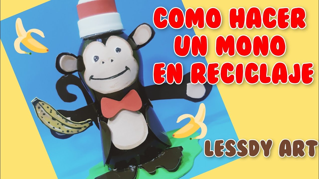 how to make a recycling monkey