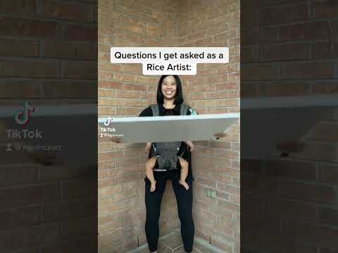 FRIED RICE ART: Questions I Get Asked #questions #answers #riceart #friedriceart