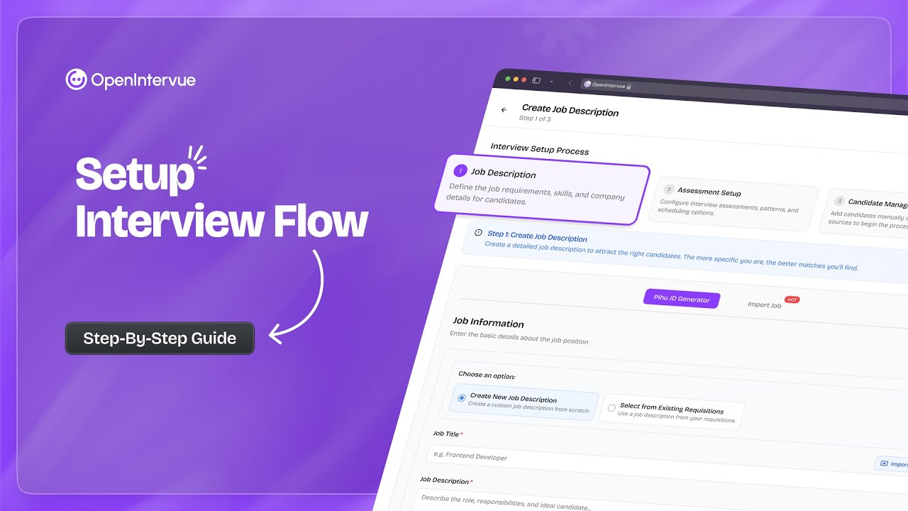 How to Set Up an Interview on OpenIntervue—Step-by-Step Guide