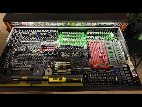 Toolbox Tour Update! Fullest Master Series Box! Harbor Freight 5 drawer roll cart
