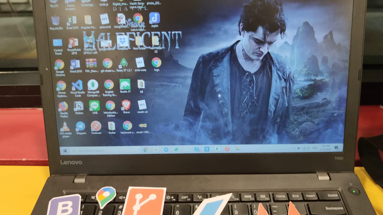 Programming language sticker