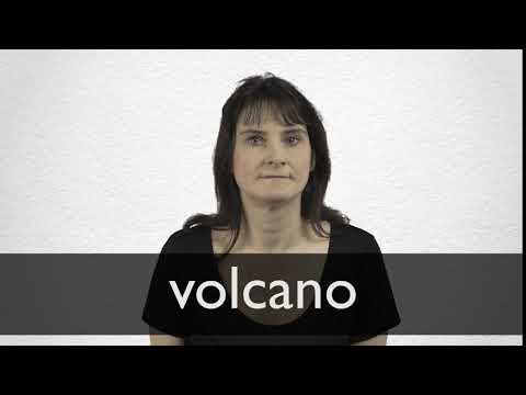 How to pronounce VOLCANO in British English