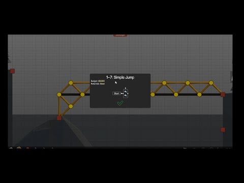 Steam Community :: Video :: Poly Bridge | 1-7: Simple Jump