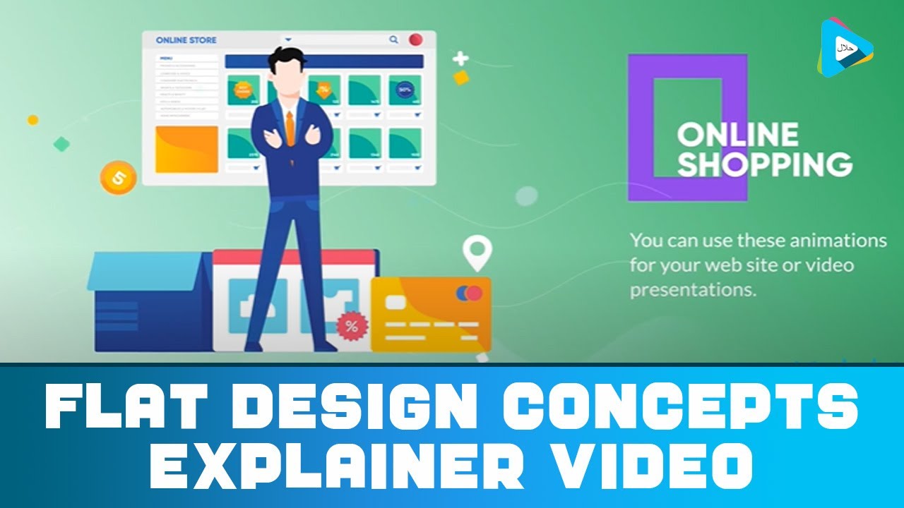 Flat Design Concepts | Explainer Video Production | Best Explainer Video | Cartoon Explainer Video