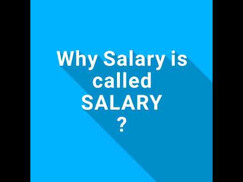 Why Salary is called Salary ? #DoYouKnow - Etymology - Interesting Fact