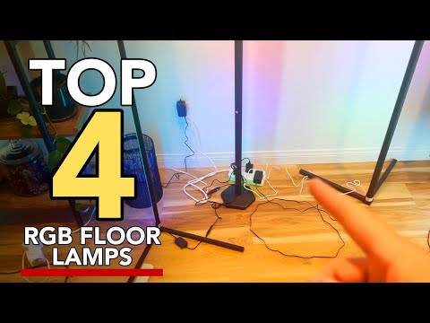 I Tried 4 Highly Rated RGB Corner Floor Lamps From Amazon