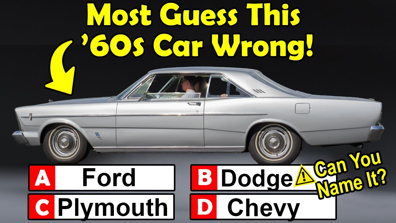 Guess 20 Vintage 1960s Cars! How Many Will You Know? Start Now...