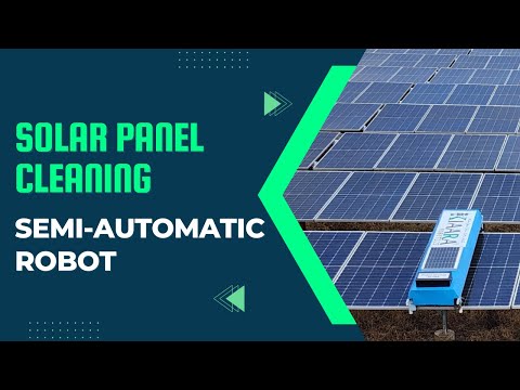 Solar Panel Cleaning Robot - Automatic Solar Panel Cleaning Robot ...