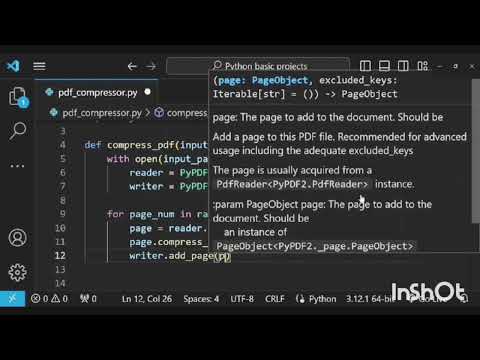 pdf compressor using PyPDF2 in python