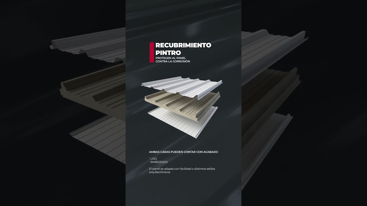Multytecho Ternium, panel for industrial roofs