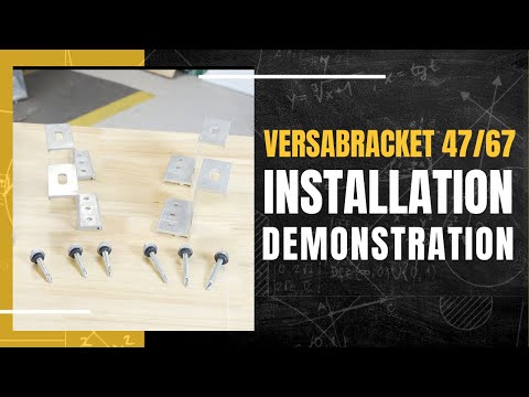 VersaBracket™ 47/67 Installation Demonstration