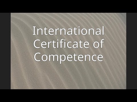 International Certificate of Competence