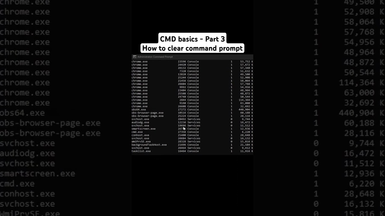How to clear command prompt #tech #windows #hyperv #technology #shorts #howto