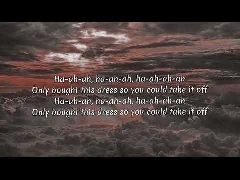 TAYLOR SWIFT - DRESS (LYRICS)