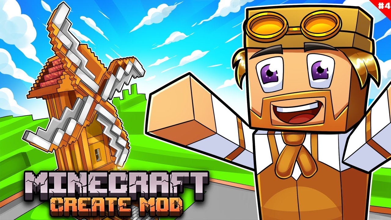 How To Build A Create Mod Windmill - Day 4