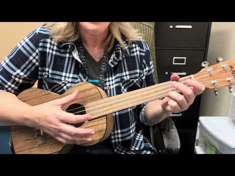 What a Wonderful World on the Ukulele using 3 Chords - C, F, & G7
