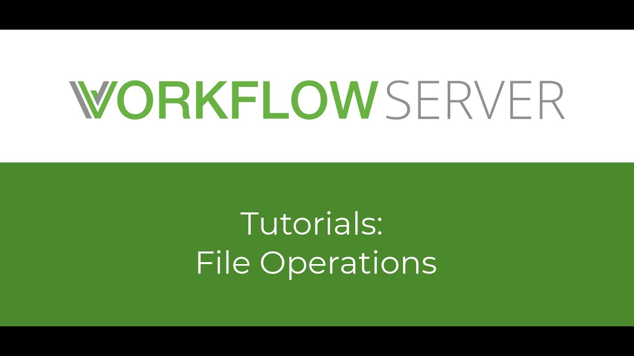 WorkflowServer: How to manage files and directories