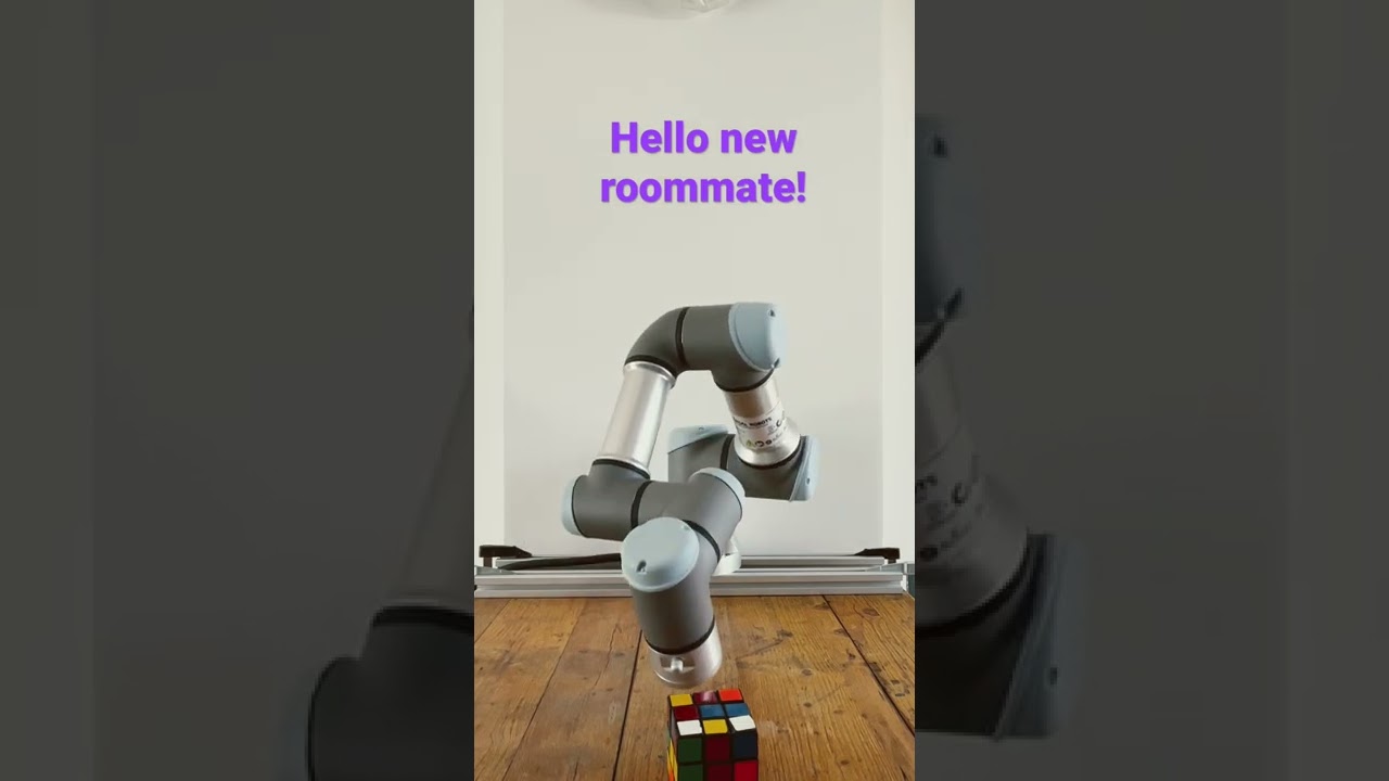 Hello new roommate! 👾 #tototherobot #cobot #universalrobots #universalrobot #robotics #arduino