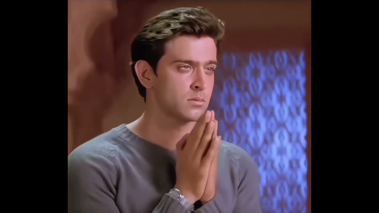 Hritik roshan joining hands old movie scene meme template