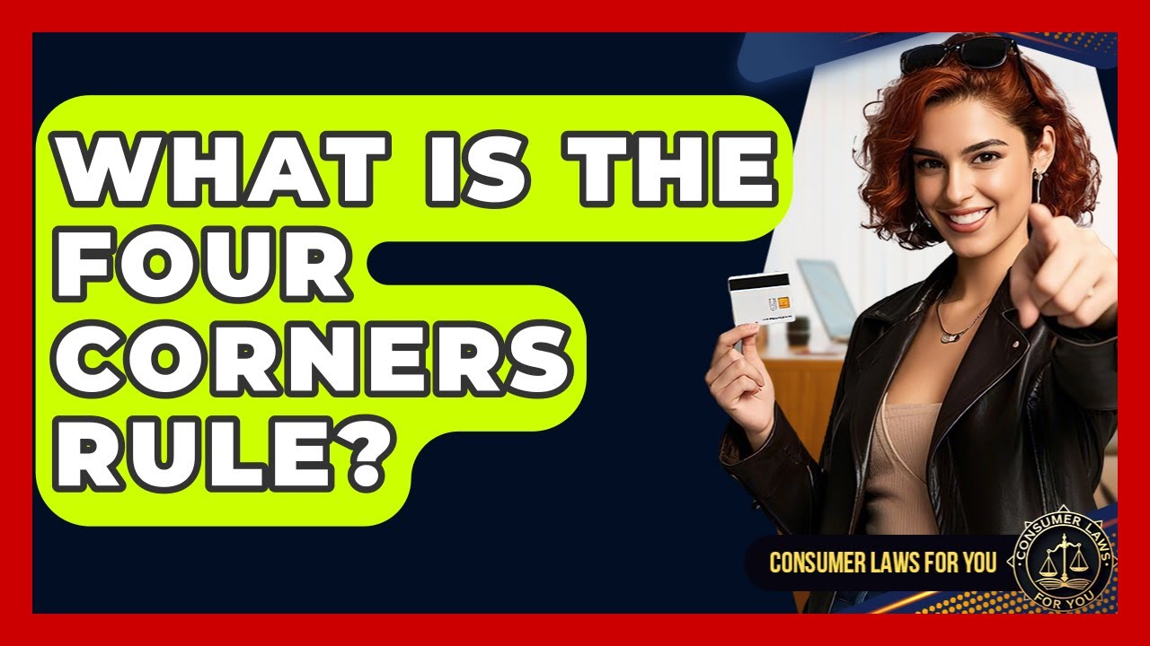 What Is The Four Corners Rule? - Consumer Laws For You
