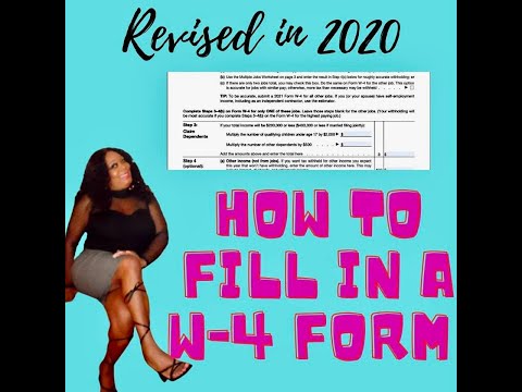 New W4 Form For Employees- Employee Withholding Form Changes 2021