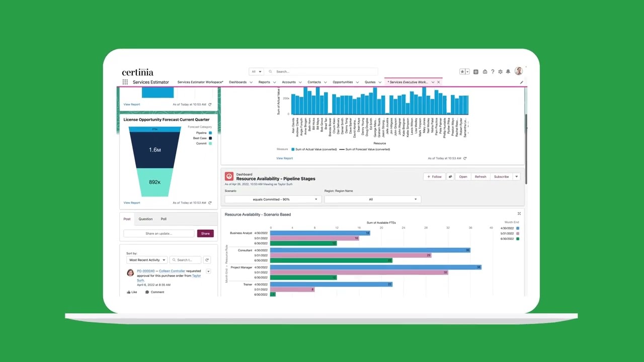 Certinia Professional Services (PS) Cloud | Quick Demo