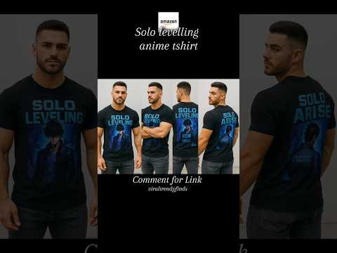 Solo Leveling Anime T-Shirt | A Must-Have for True Fans!| Clothing essentials|viraltrendy.finds