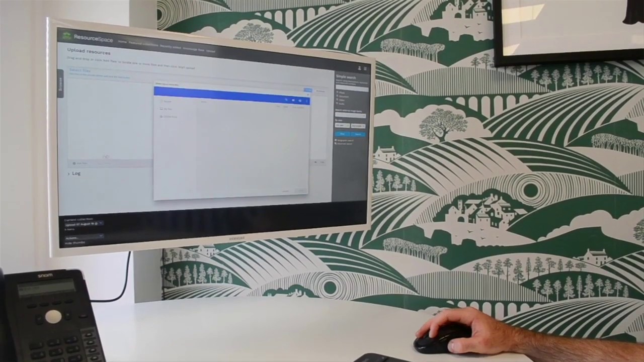 ResourceSpace - Uploading and editing