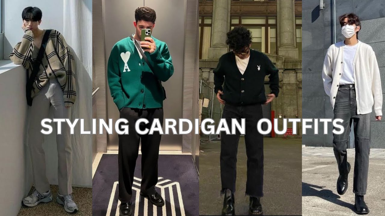 Men's Cardigan Outfits Ideas Men Outfiters