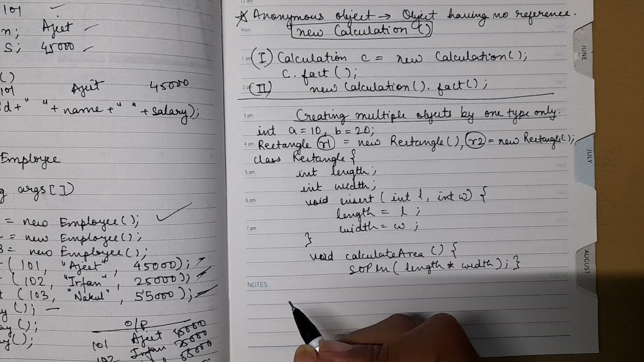 Creating multiple Objects by one type only in Java