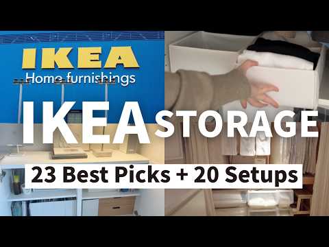 23 Best IKEA Storage Ideas + 20 Real-Life Setups | Room-by-Room Tour