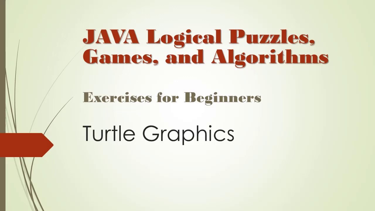 Java Puzzles Games & Algorithm Exercises - 3/6 - Turtle Graphics