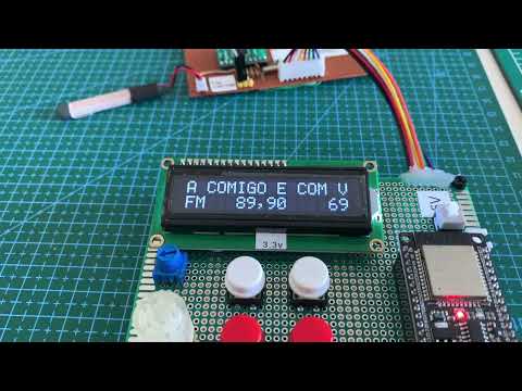 FM/RDS Radio with BK1088E - ESP32 - LCD16x02 with PU2CLR BK108X Arduino Library