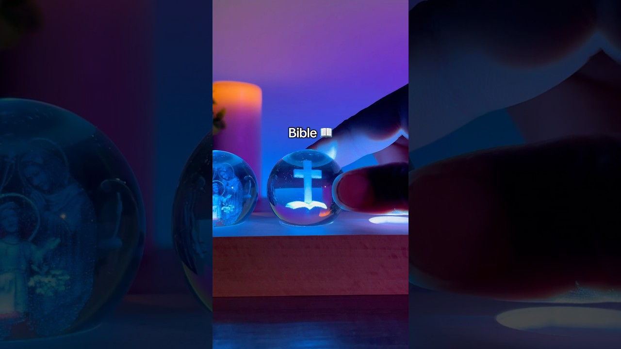 Do you like my christian lights?🔮🥹 #christian #art #god #jesus #christ #amen #✝️ #christianity