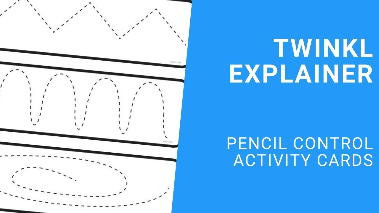 Pencil Control Activity Cards