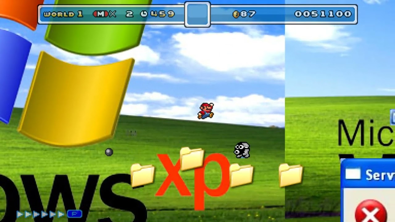 Super Mario Bros Windows XP Error Edition - #12