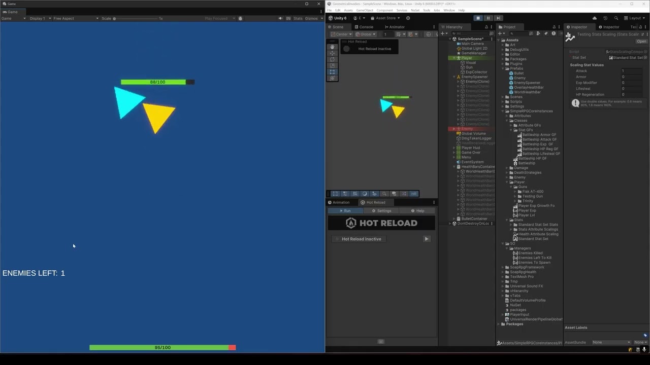 Astra RPG Framework: balance your game at playtime